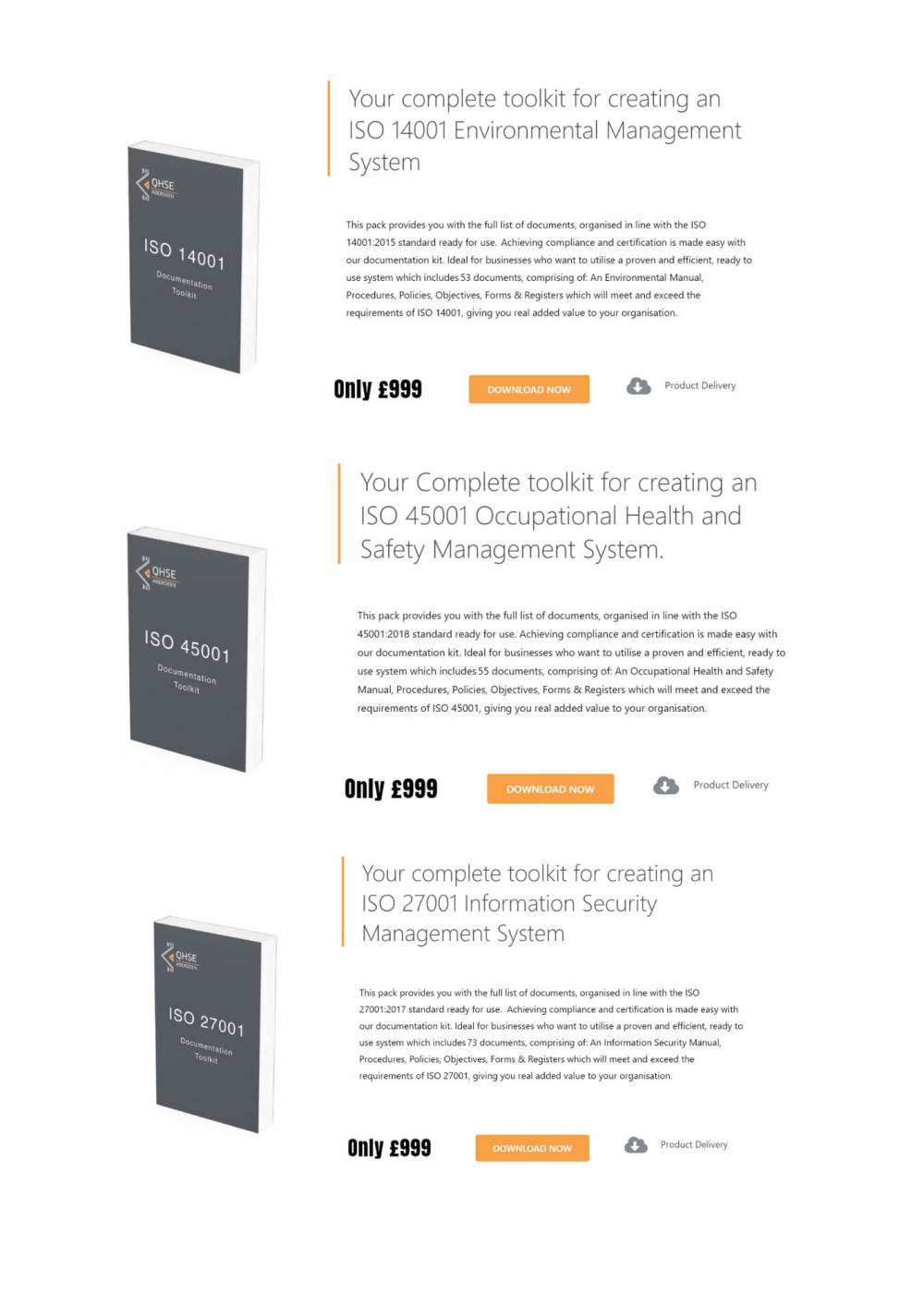 Ready-made ISO Management System Toolkit | QHSE Aberdeen